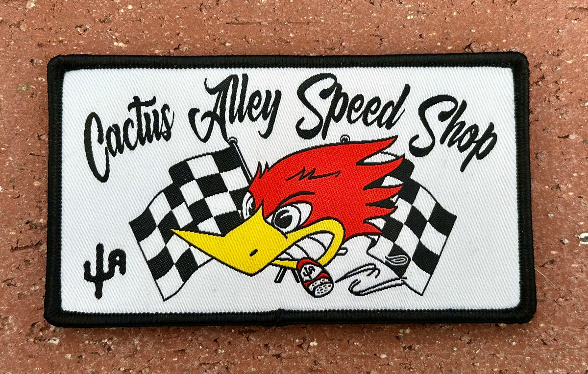 P202 (Speed Shop Patch) – Cactus Alley Hat Co Wholesale