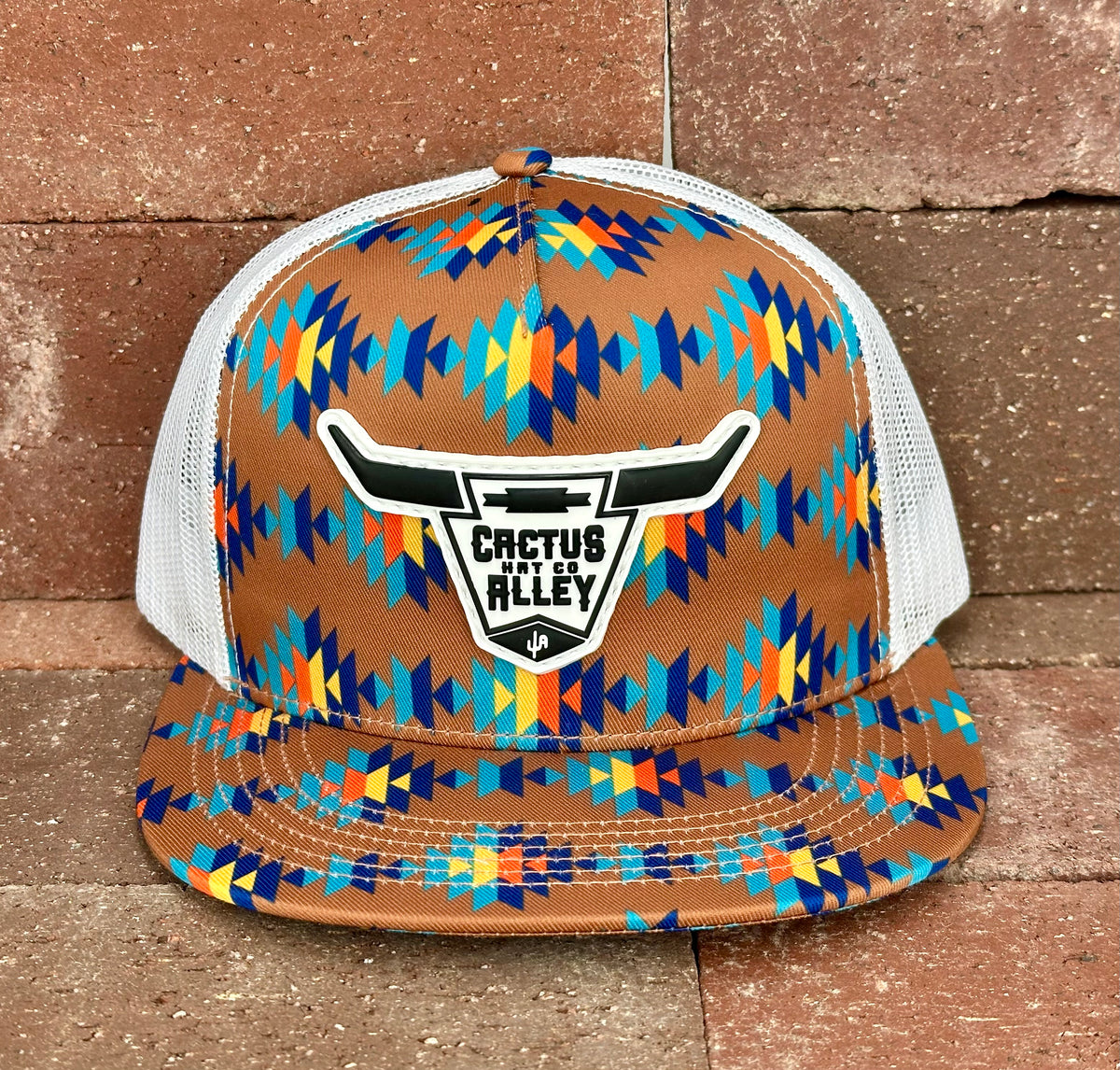 "Aztec Skull" - CA Dirty Sancho Aztec/White Mesh, Snapback Cap (2025 ...