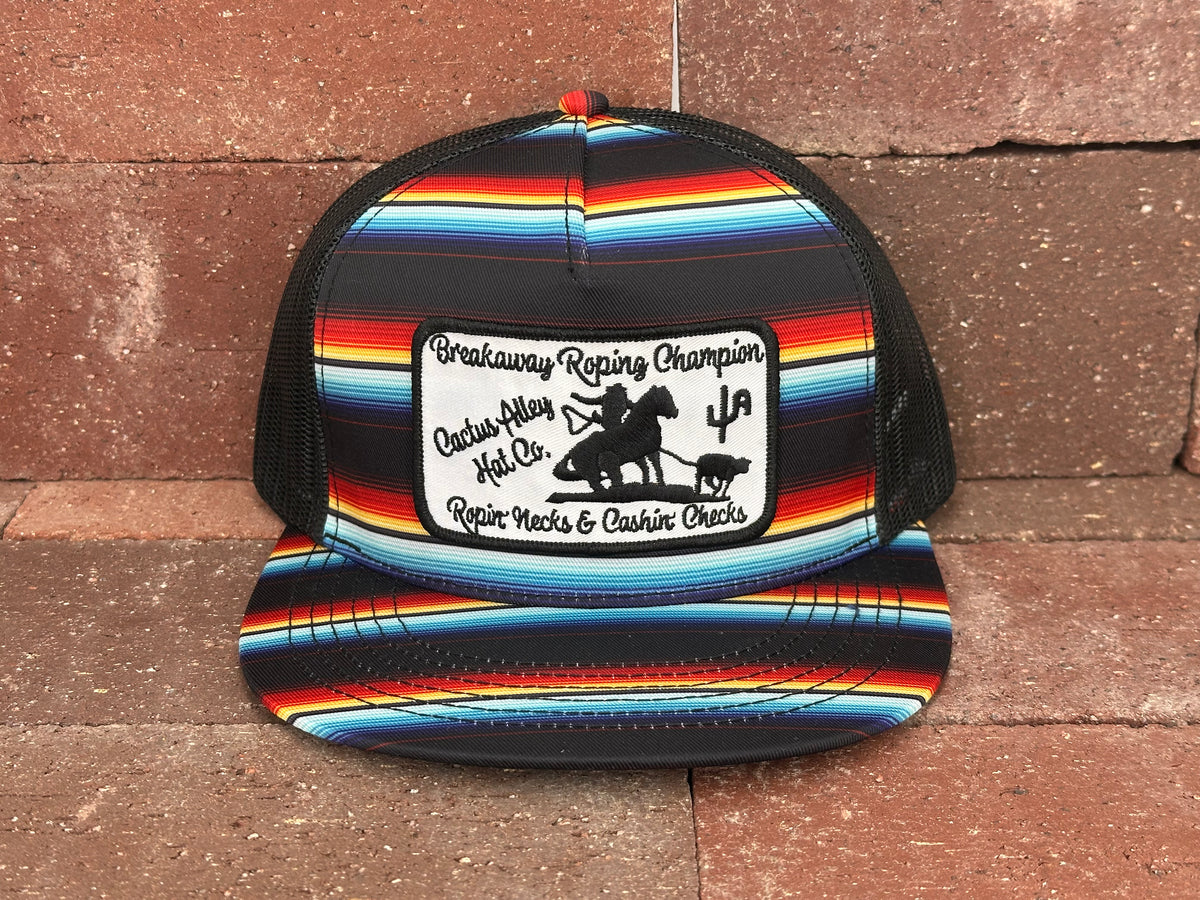 "Breakaway Roping"- CA Red Serape/ Black Mesh, Snapback Cap (2025 ...