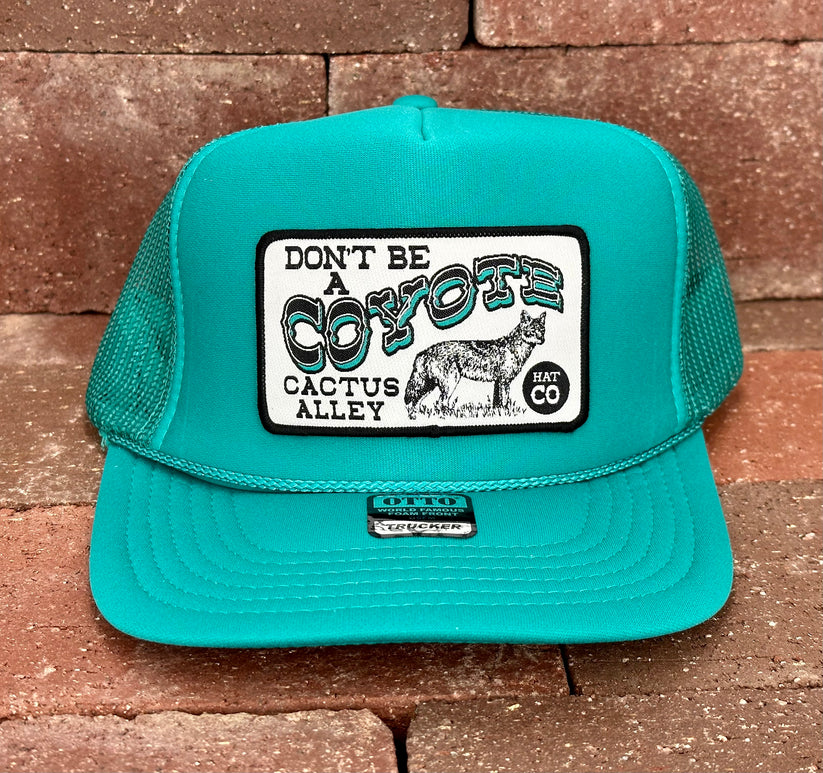 "Coyote" - Jade Foam Front/ Jade Mesh, Snapback Cap (WESA JAN 2024 ...
