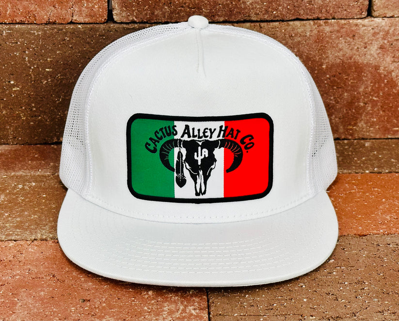 "Caliente" - 6006 White/ White Mesh, Snapback Cap (WESA JAN 2024 ...