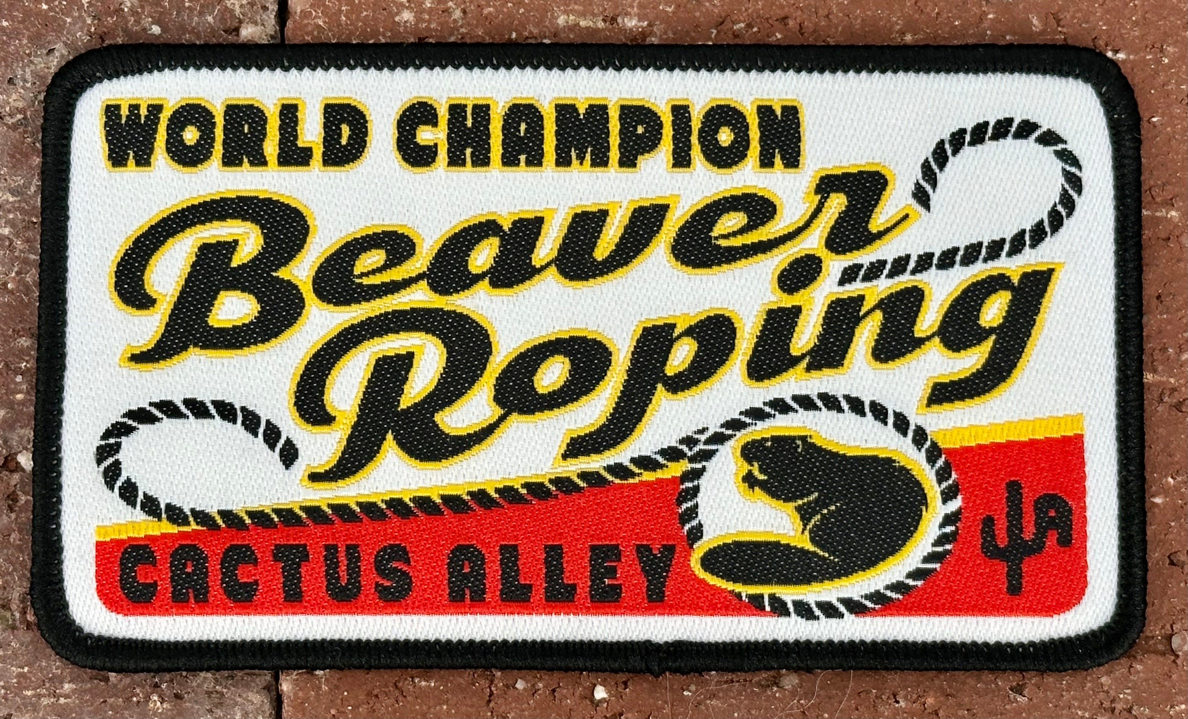 P155 (Beaver Roping Patch) – Cactus Alley Hat Co Wholesale