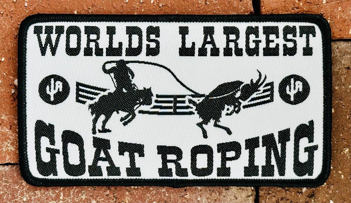 P157 (Goat Roping Patch) – Cactus Alley Hat Co Wholesale