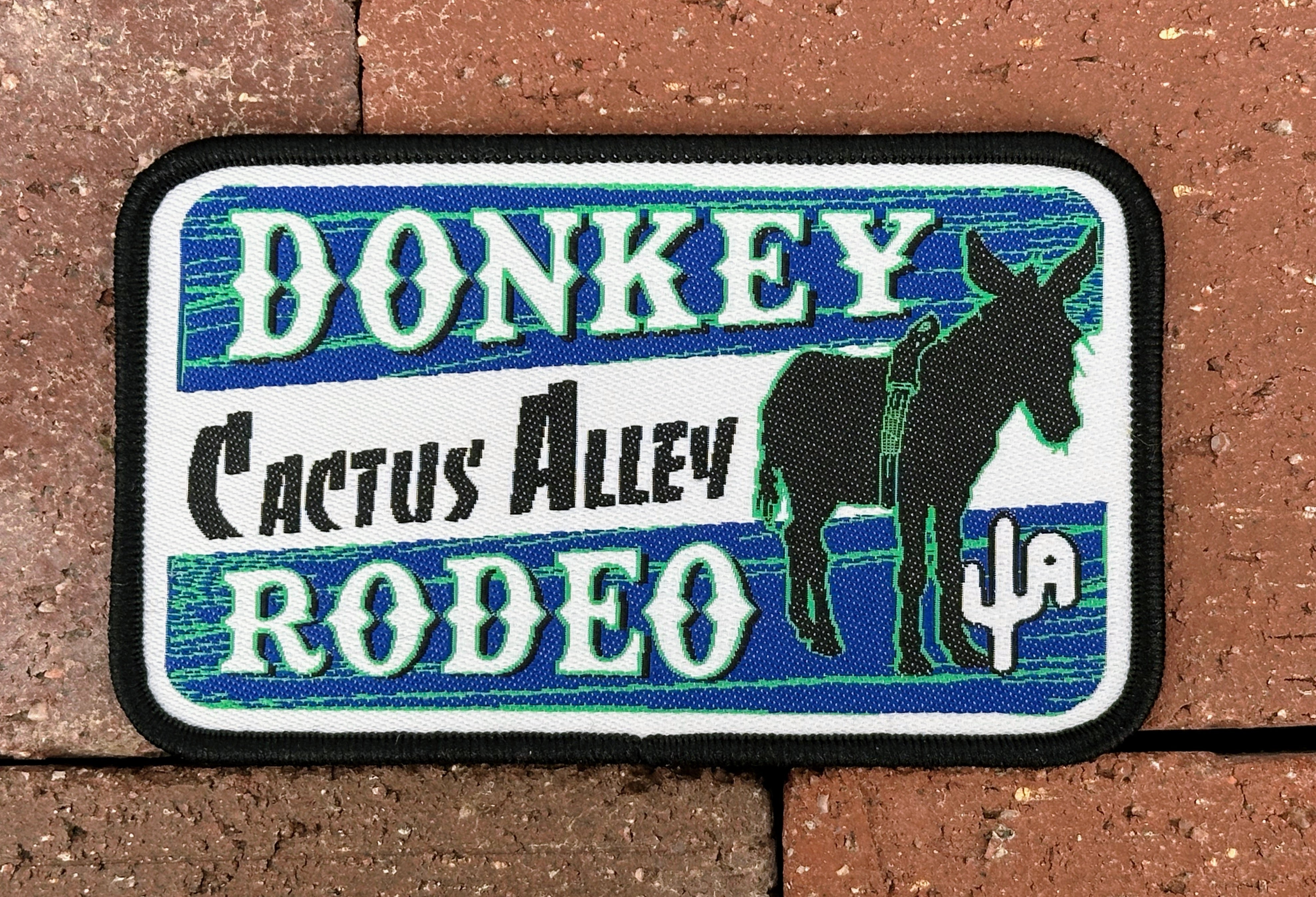 P188 (Donkey Rodeo Patch) – Cactus Alley Hat Co Wholesale