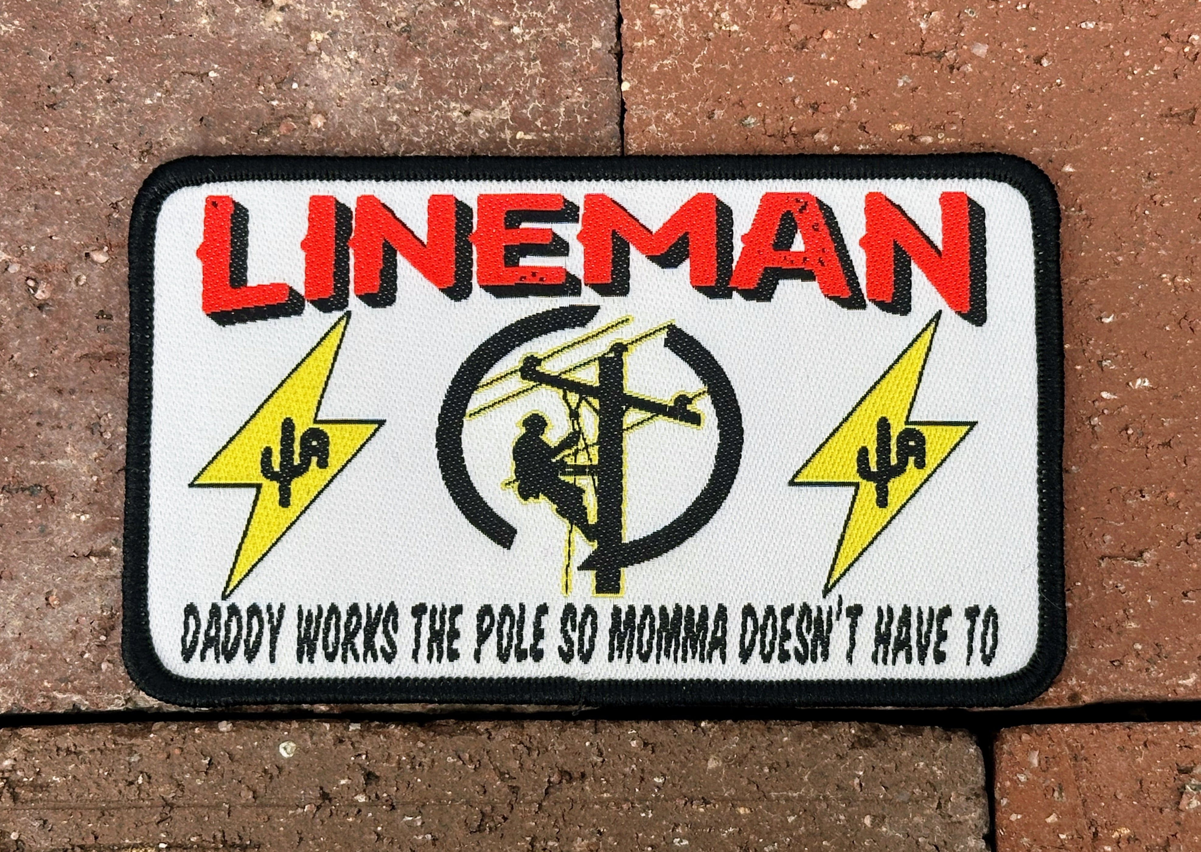 P187 (Lineman Patch) – Cactus Alley Hat Co Wholesale