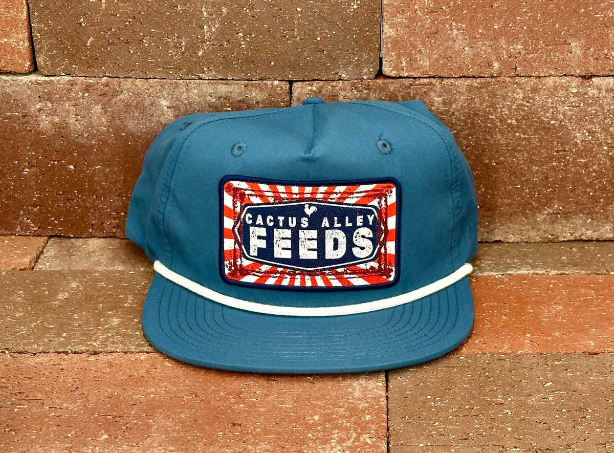 "CA Feeds" - CA256 Navy/ White Rope, Snapback Cap (2024) – Cactus Alley ...