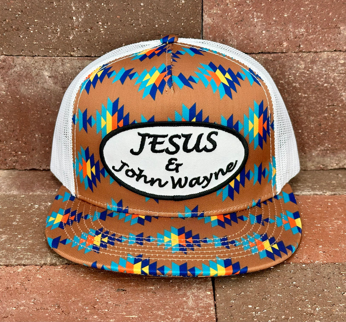 "Jesus & John Wayne" - CA Dirty Sancho Aztec, Snapback Cap (2024 ...