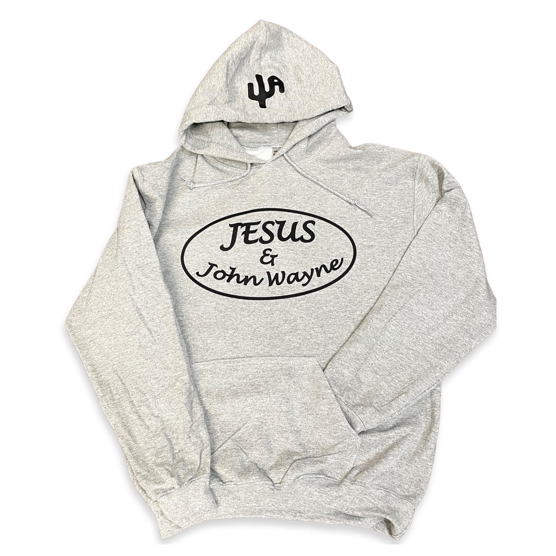 "Jesus & John Wayne" - Sport Grey Adult Hoodie (WESA JAN 2024) – Cactus ...
