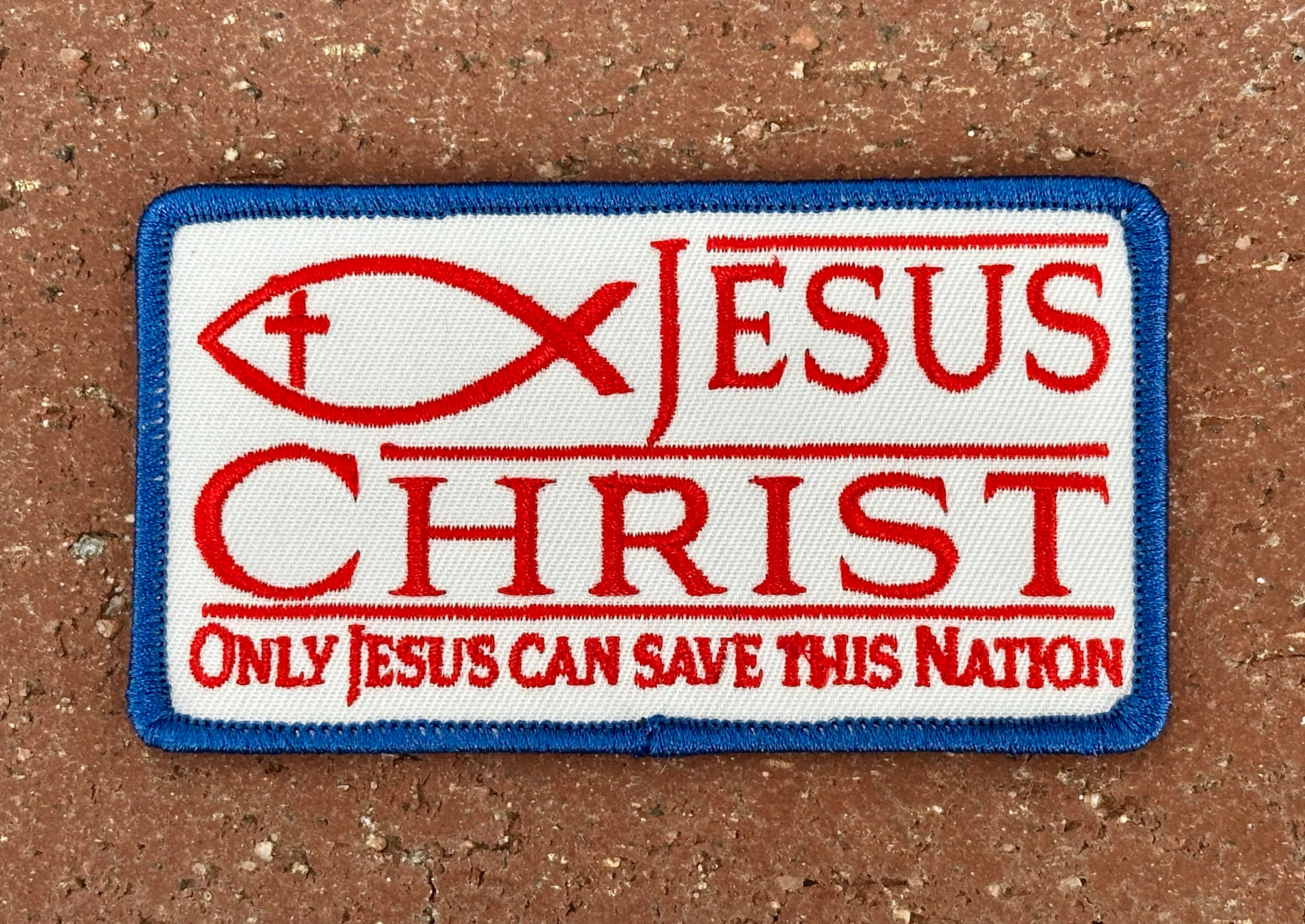 P174 (Jesus Christ Patch) – Cactus Alley Hat Co Wholesale