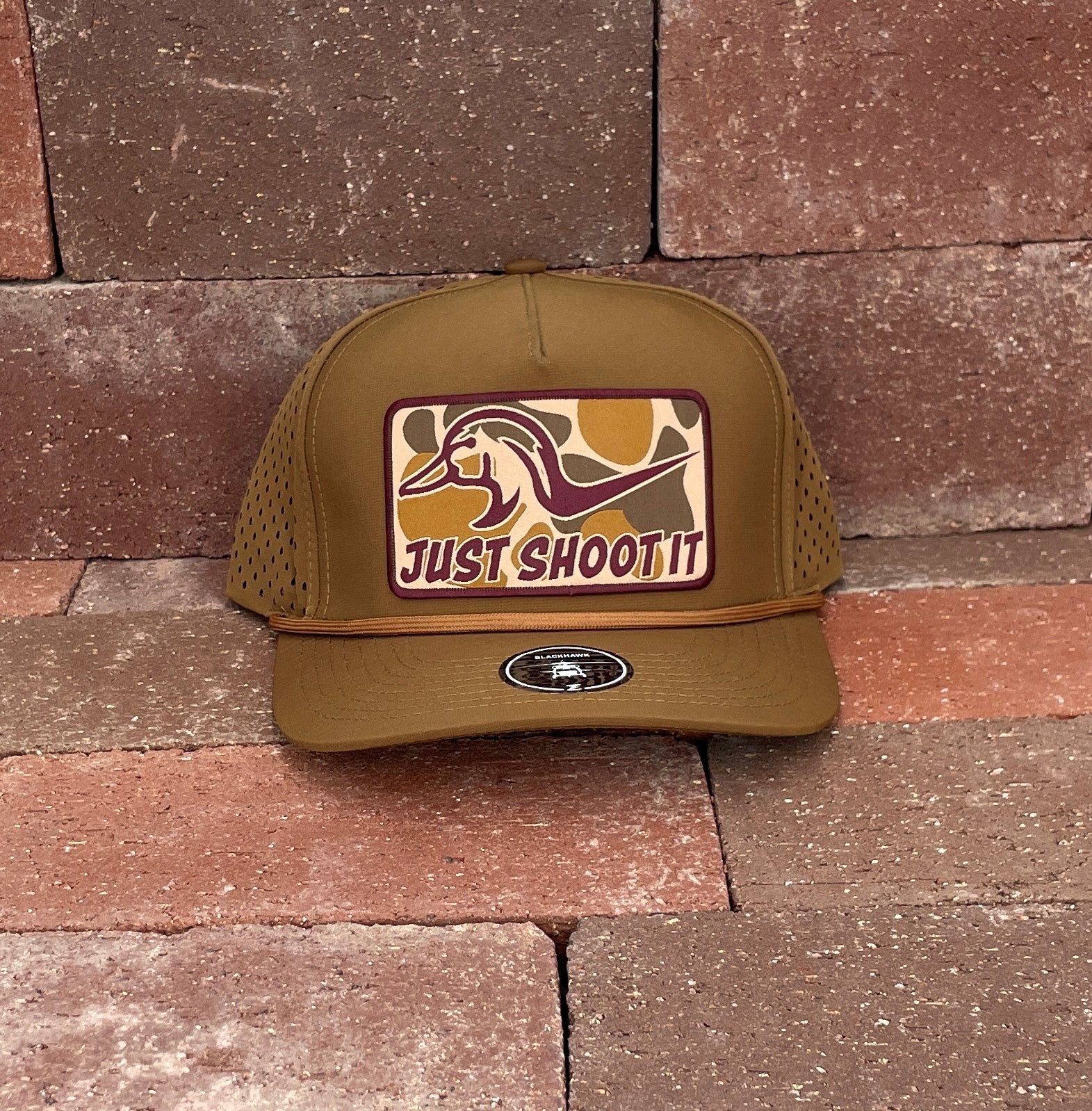"Just Shoot It- Camo" - Zapped Caramel Laser Holes/ Caramel Rope, Snap ...