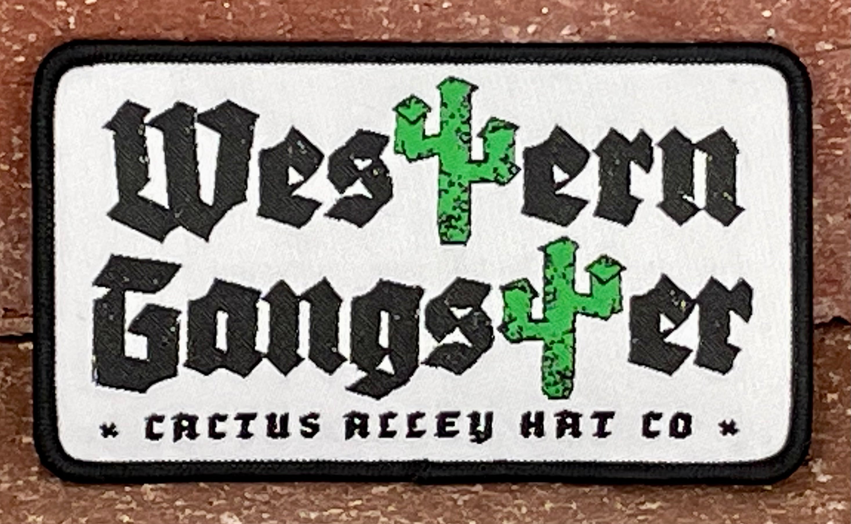 P149 (Western Gangster Patch) – Cactus Alley Hat Co Wholesale